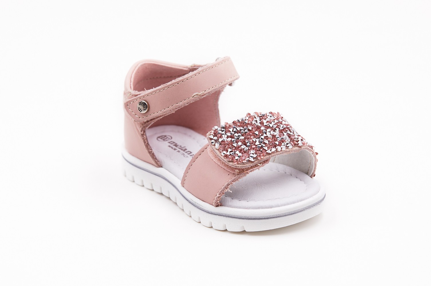 Sandale roz cu pietricele | Minipas